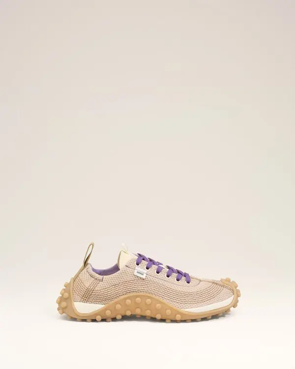 AMI Paris Mesh Mirage Sneakers - Ivory