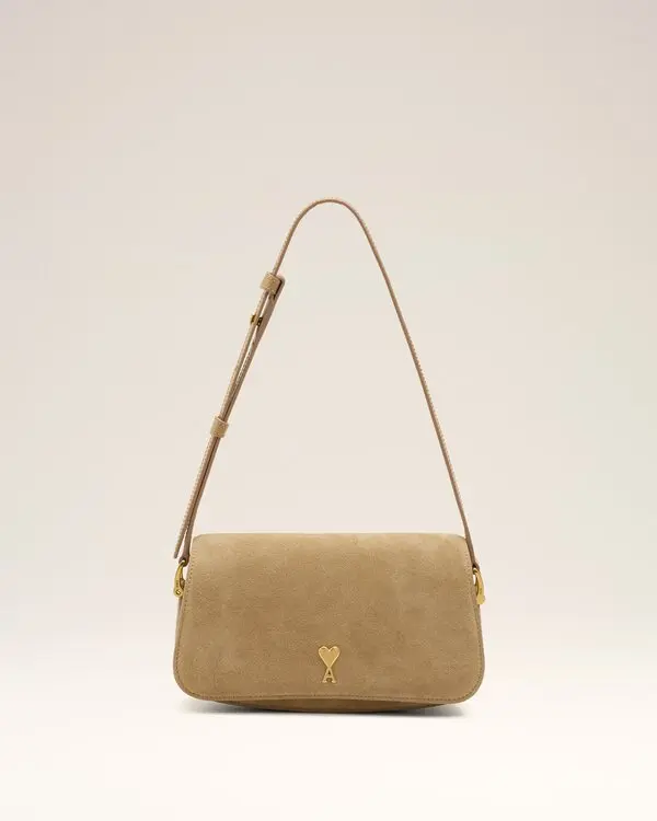 AMI Paris Shoulder Bag - Honey