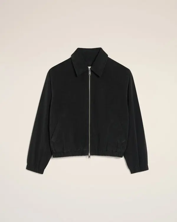 AMI Paris De Coeur Padded Zipped Jacket - Anthracite