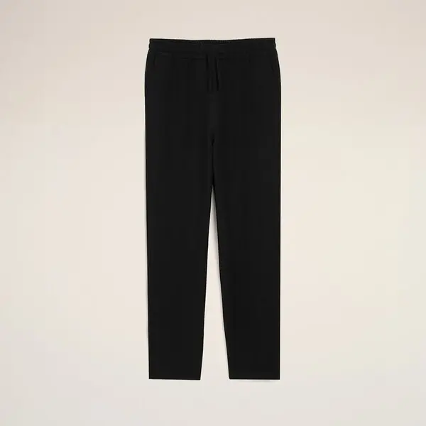 AMI Paris Blended Linen Elasticated Waist Trousers