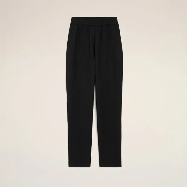 AMI Paris Blended Linen Elasticated Waist Trousers