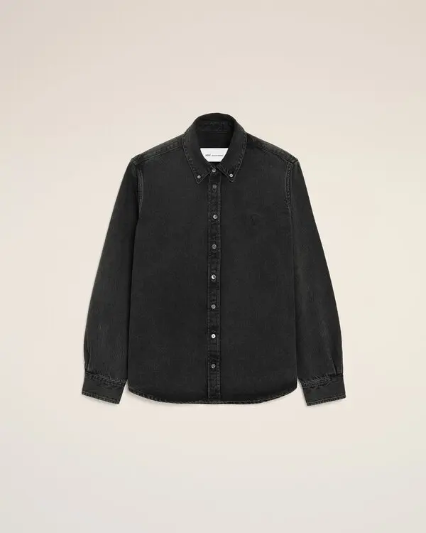 Ami De Coeur Denim Shirt - Used Grey