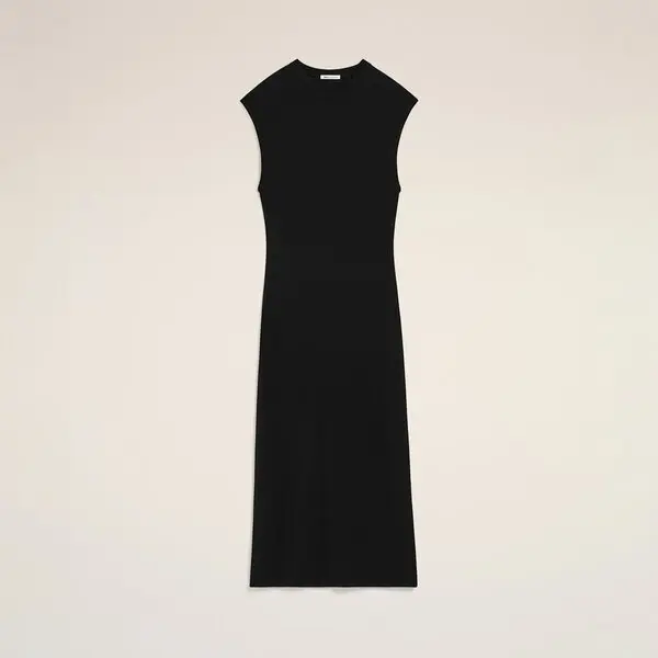 AMI Paris Sleeveless Fitted Long Dress