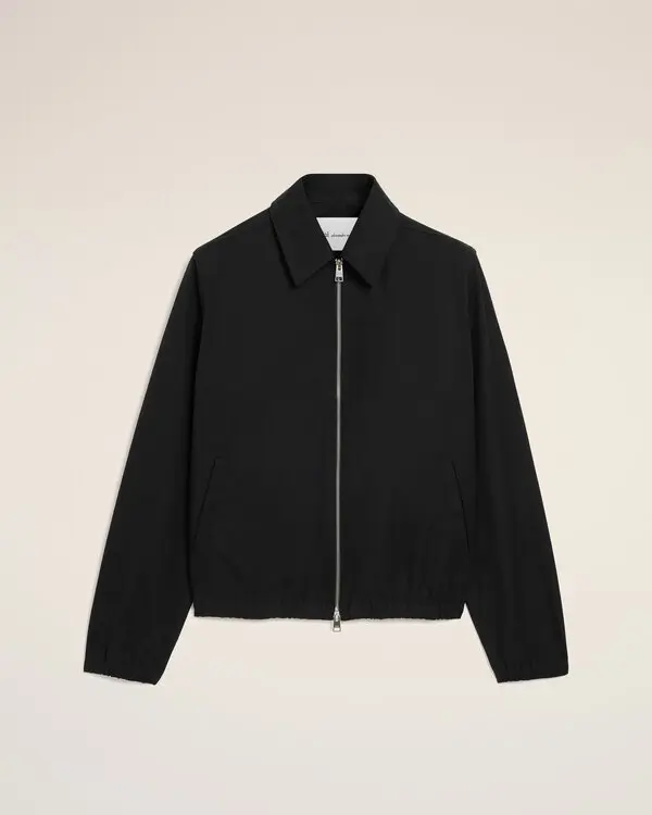 AMI Paris Cotton Gabardine Zipped Jacket