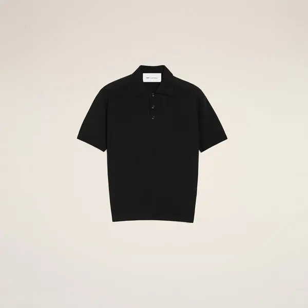 AMI Paris Knit Short Sleeves Polo