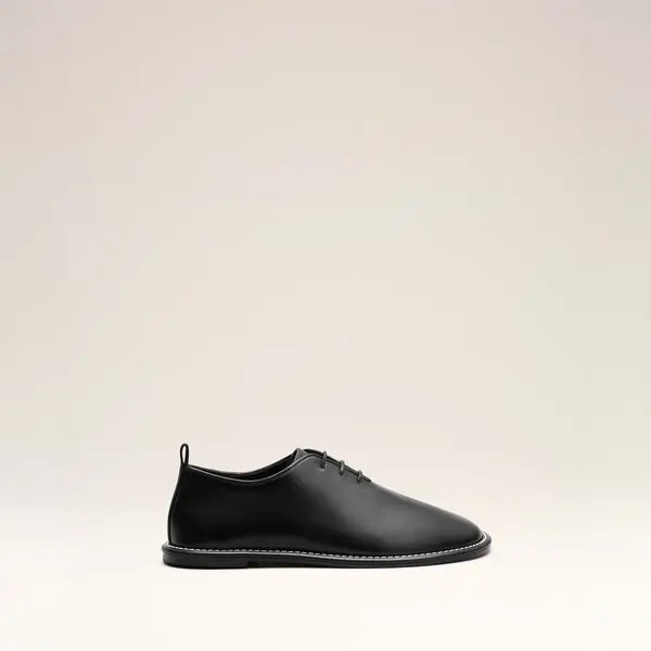 AMI Paris Cow Leather Midi Derby Shoes
