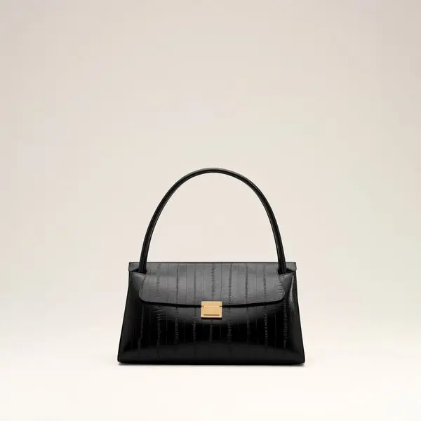 AMI Paris Mimi Bag In Cow Leather - Black