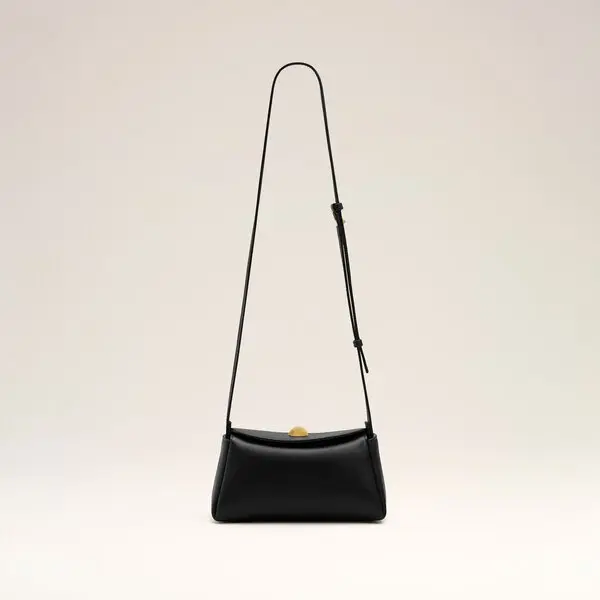 AMI Paris Cow Leather Mini Carrousel Bag - Black