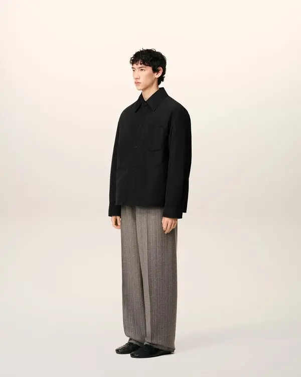 Ami Taffetas Padded De Coeur Overshirt