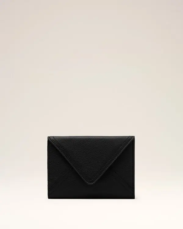 AMI Paris Taurillon Leather Etienne Envelope Passport Holder