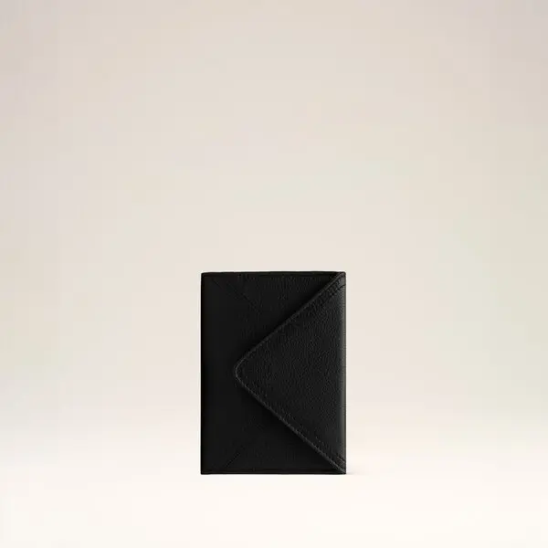 AMI Paris Taurillon Leather Etienne Envelope Passport Holder