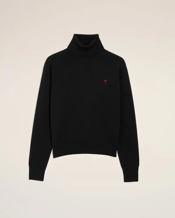 AMI Paris De Coeur Turtle Neck Sweater