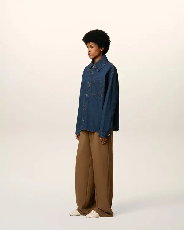 AMI Paris Denim Overshirt - Indigo