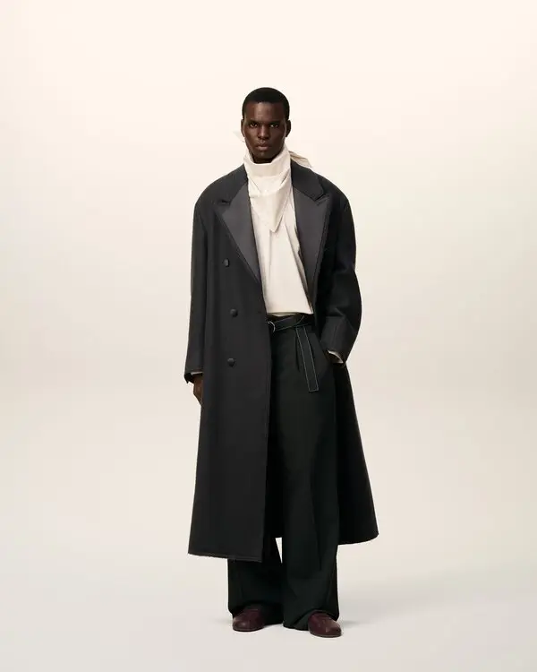 AMI Paris Double Breasted Long Coat