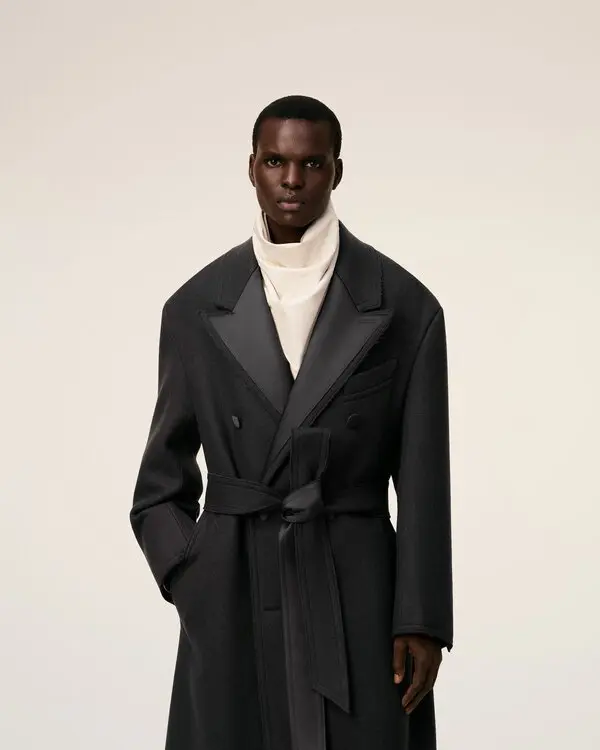 AMI Paris Double Breasted Long Coat