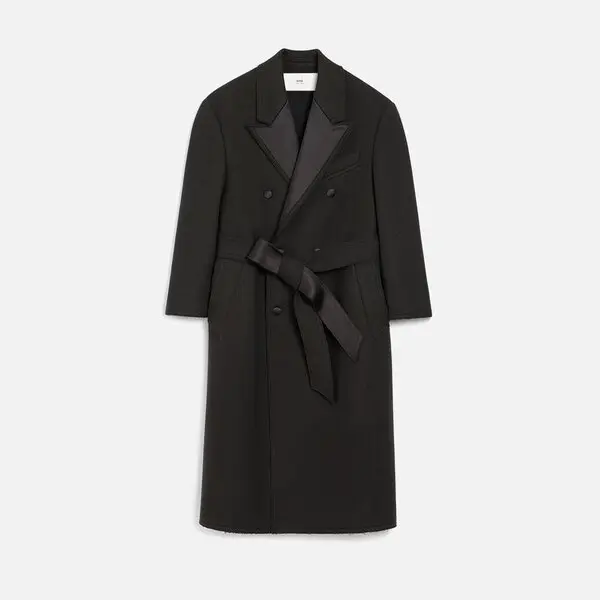 AMI Paris Double Breasted Long Coat