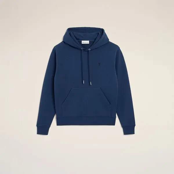 AMI Paris De Coeur Hoodie - Ink