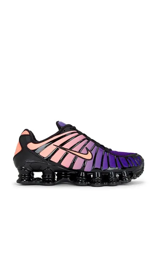 Nike Shox Tl Sneaker - Court Purple  Hot Lava  Black  & Metalli