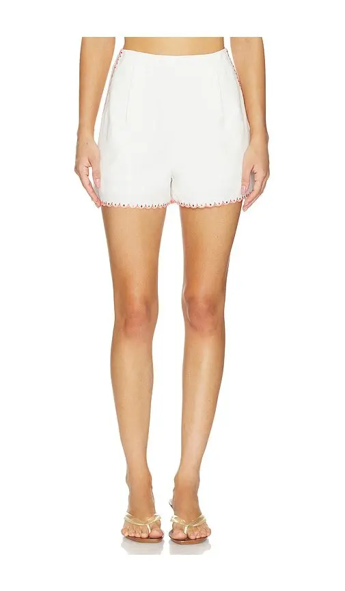 Minkpink Santorini Embroidered Shorts