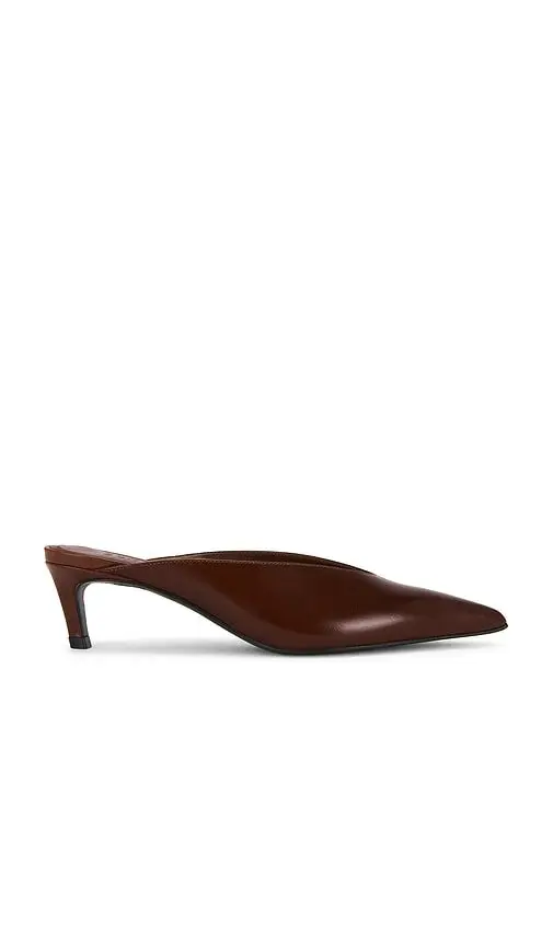Schutz Loren Mid Mule Pump - Warm Toffee