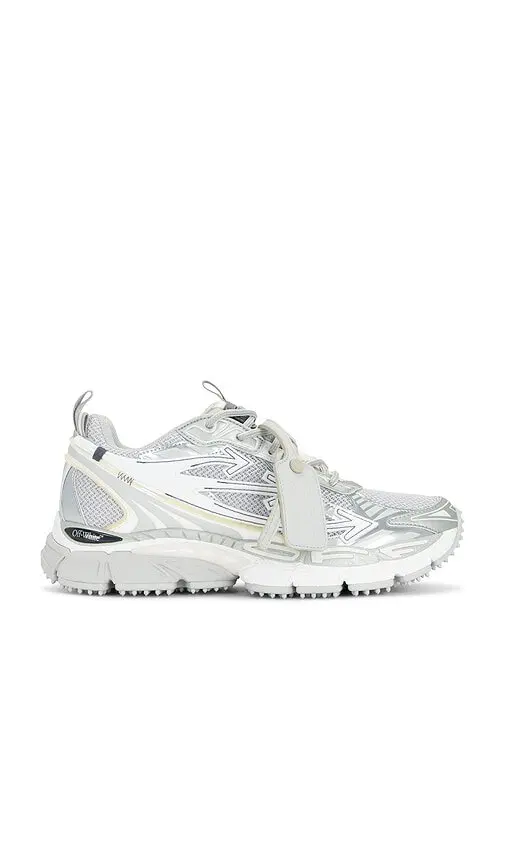 Off-White Be Right Back' Mesh Sneaker - Grey & Silver