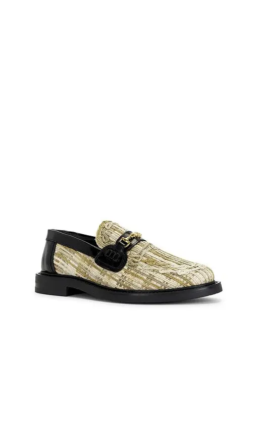 Filling Pieces Panier Loafer With Gold Tone Horsebit Detail