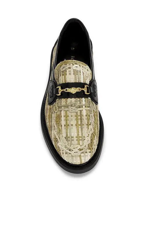 Filling Pieces Panier Loafer With Gold Tone Horsebit Detail