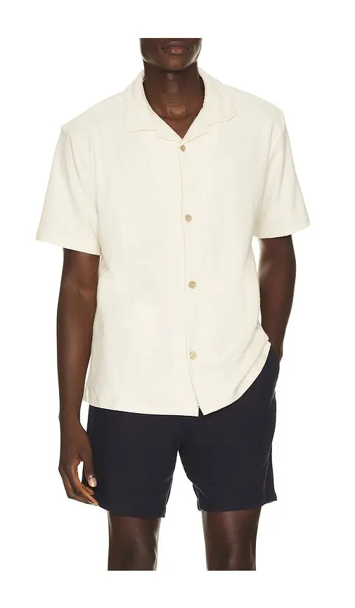 RHYTHM Reverse Terry Shirt - Natural