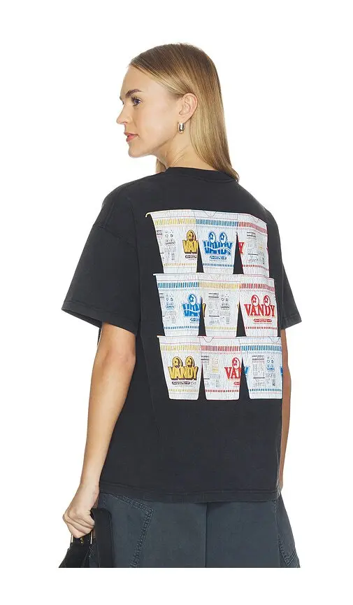 VANDYTHEPINK Cup Noodle Eye Logo T-shirt - Black