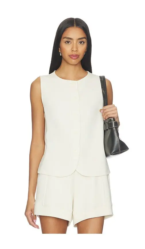 Varley Josie Button Through Tank Top