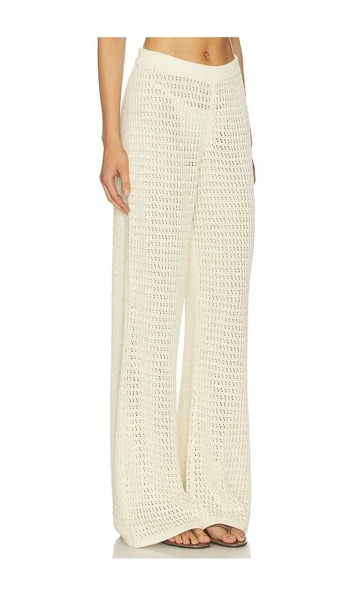 Tularosa Rennata Open Stitch Crochet Wide Leg Pants