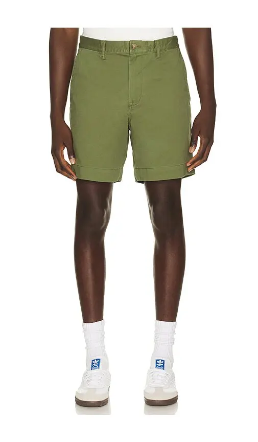 Polo Ralph Lauren Bedford Cotton Stretch Twill Short In Green - Garden Trail