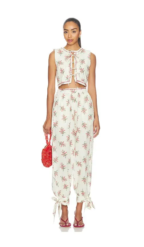 Agua Bendita Madison Cherish Top Floral Print