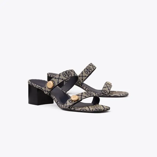Tory Burch Romy City Sandal - T Mono Perfect Navy