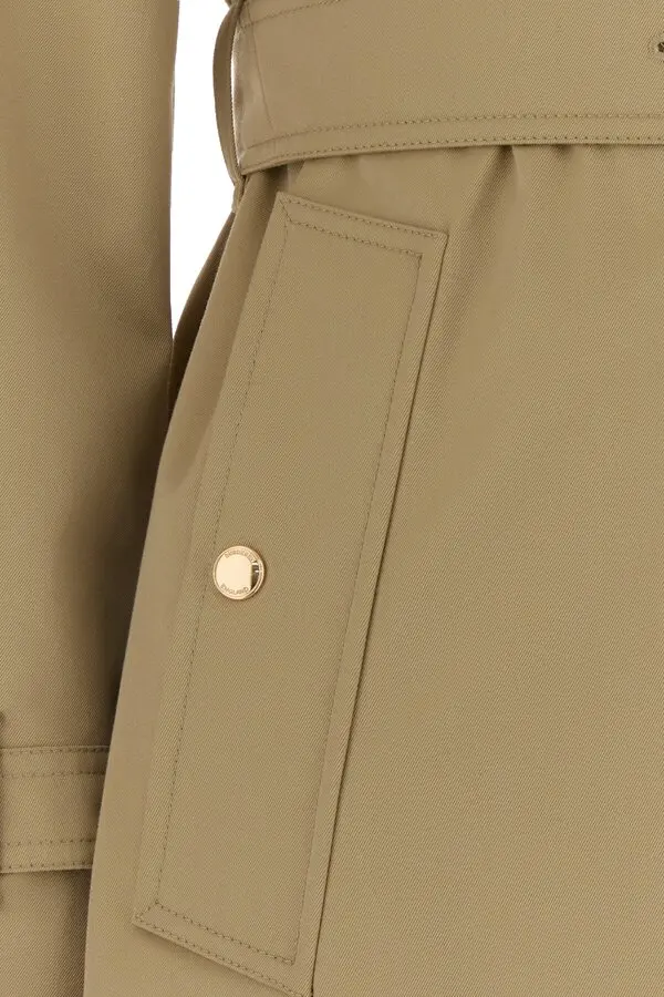 Burberry Beige Cotton Trench Coat