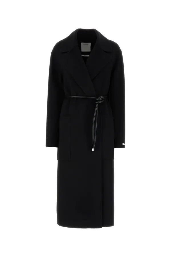 Sportmax Wool Zannata Coat - Black
