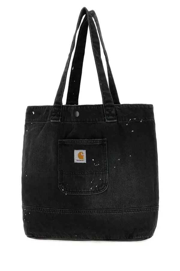 Carhartt Work In Progress Denim Tote Bag - Black