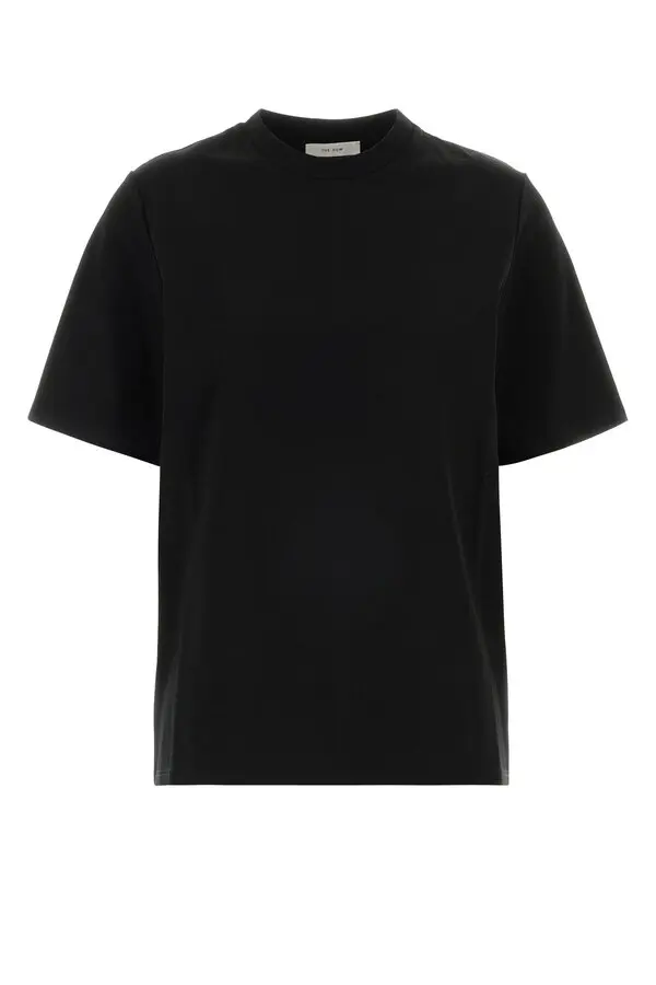 THE ROW Chiara Cotton T-shirt - Black