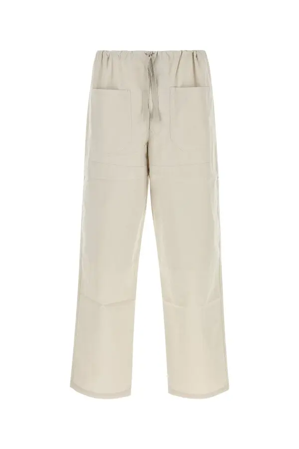 Gimaguas Cotton Drawstring Trousers - Light Brown