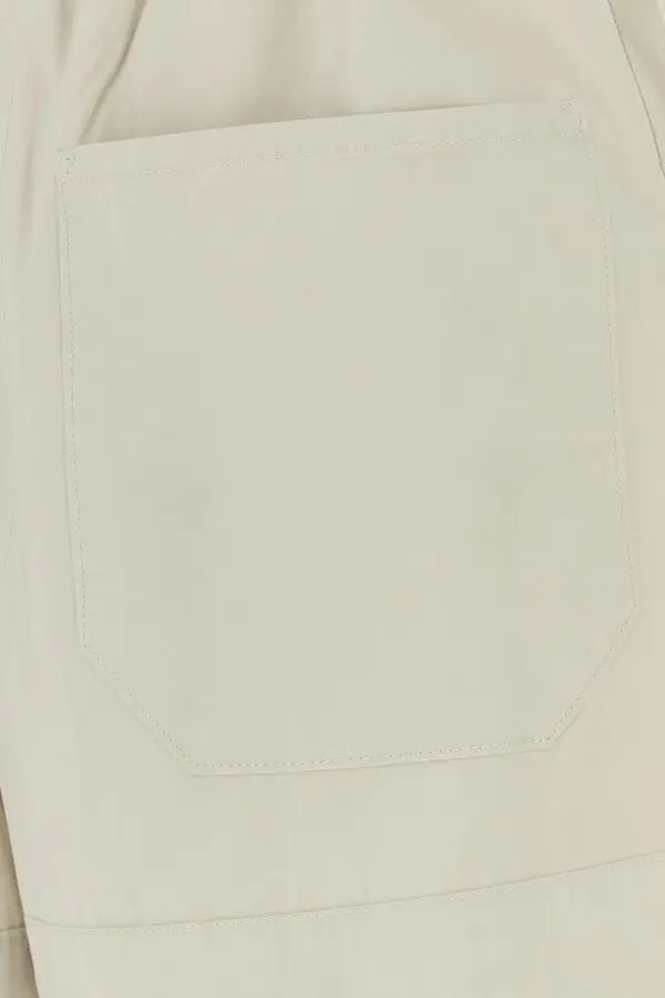 Gimaguas Cotton Drawstring Trousers - Light Brown