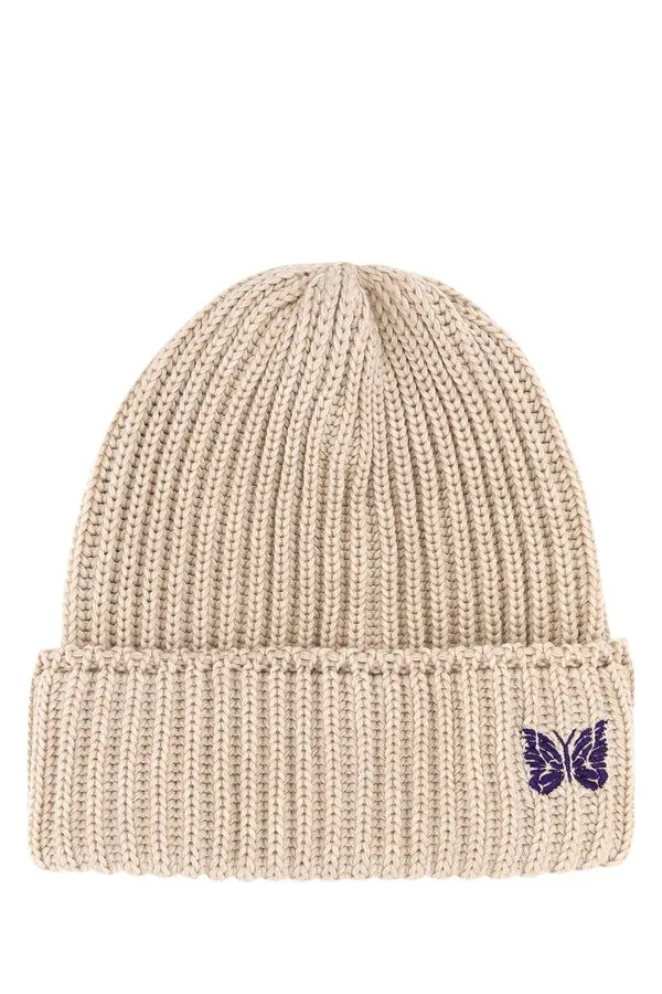 Needles Sand Wool Beanie Hat - Light Brown