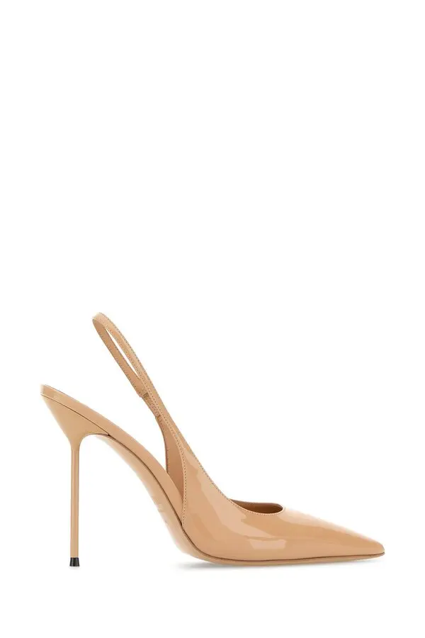 Paris Texas Skin Leather Lidia Slingback Pumps