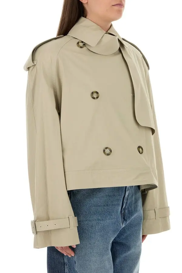 Stella McCartney Sand Cotton Trench Coat