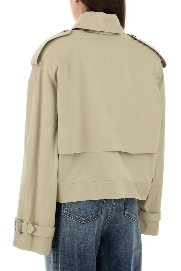 Stella McCartney Sand Cotton Trench Coat