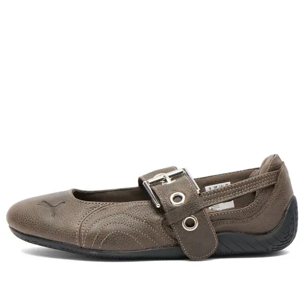 PUMA Speedcat Ballet Dress-up Buckle Ballet Sneakers - Matte Bronze/black