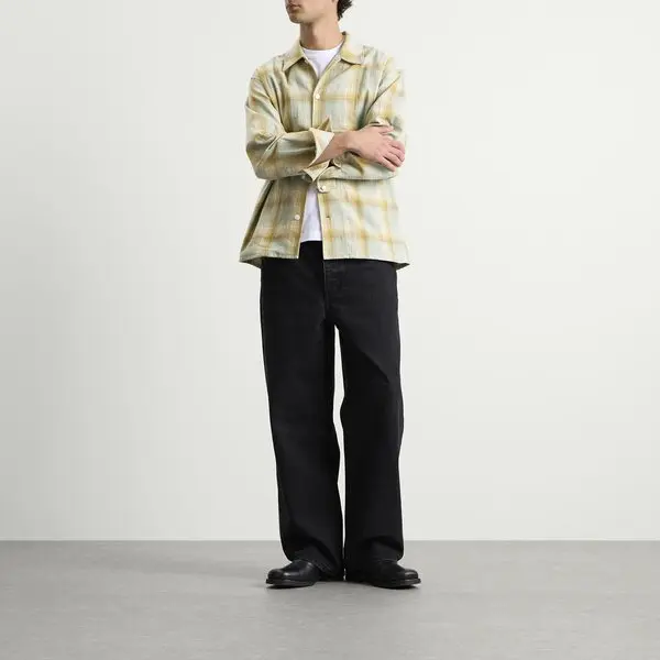 SECOND / LAYER Logan Ombre Check Shirt
