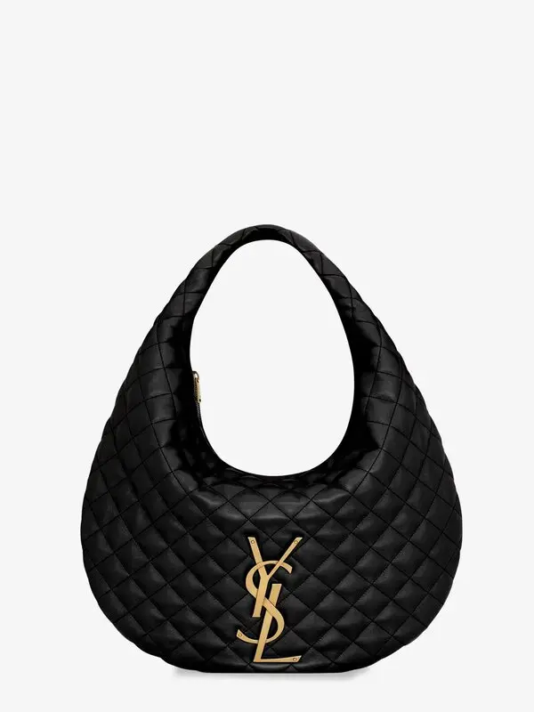 Saint Laurent Icare Quilted Leather Handbag - Black