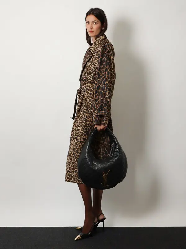 Saint Laurent Icare Quilted Leather Handbag - Black