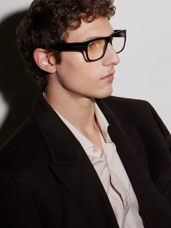 TOM FORD Square Frame Acetate Eyeglasses