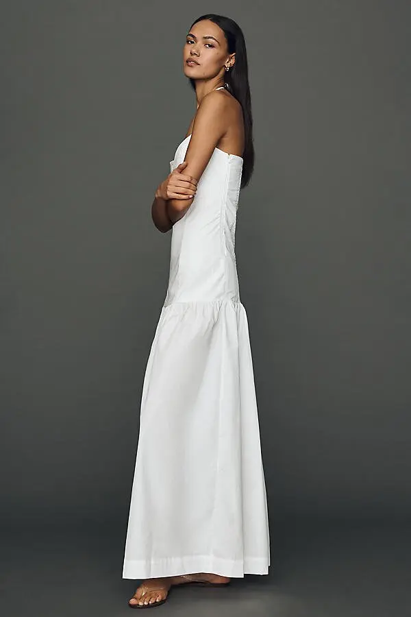 S/W/F Cotton Drop Waist Maxi Dress